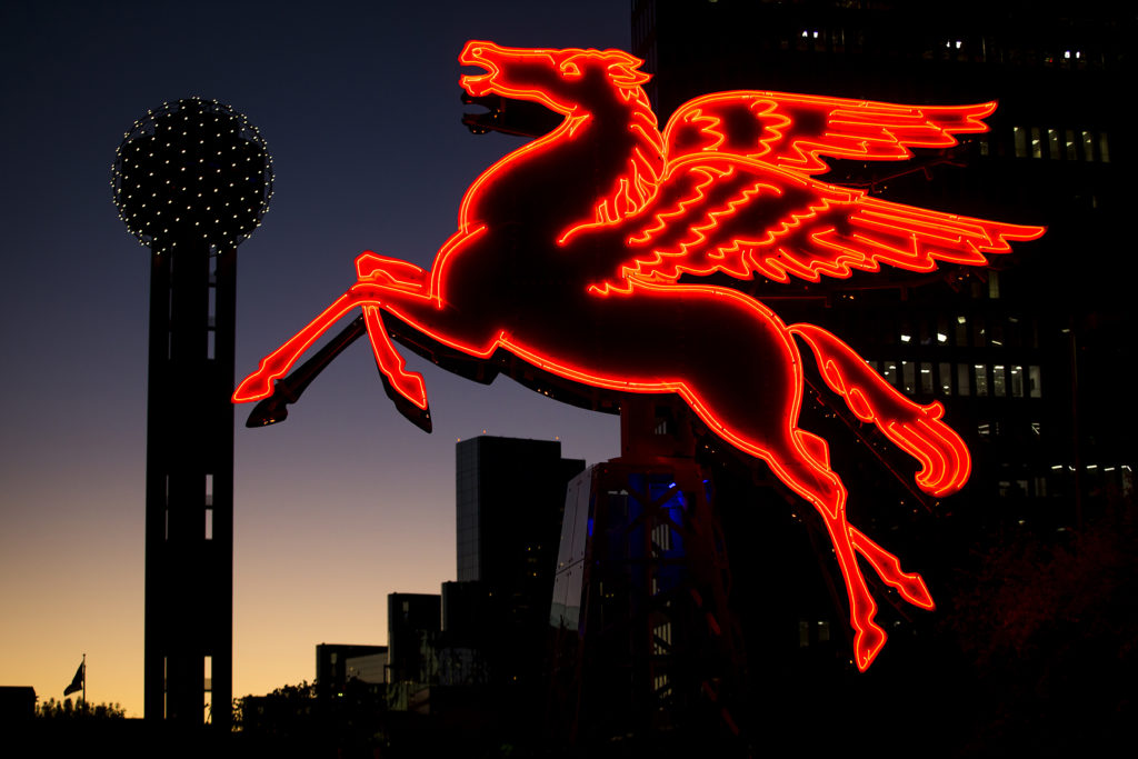 The History of the Pegasus - Downtown Dallas Parks Conservancy